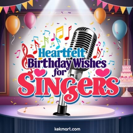 Heartfelt Birthday Wishes For Singers: Celebrate Their Melodious Magic ...