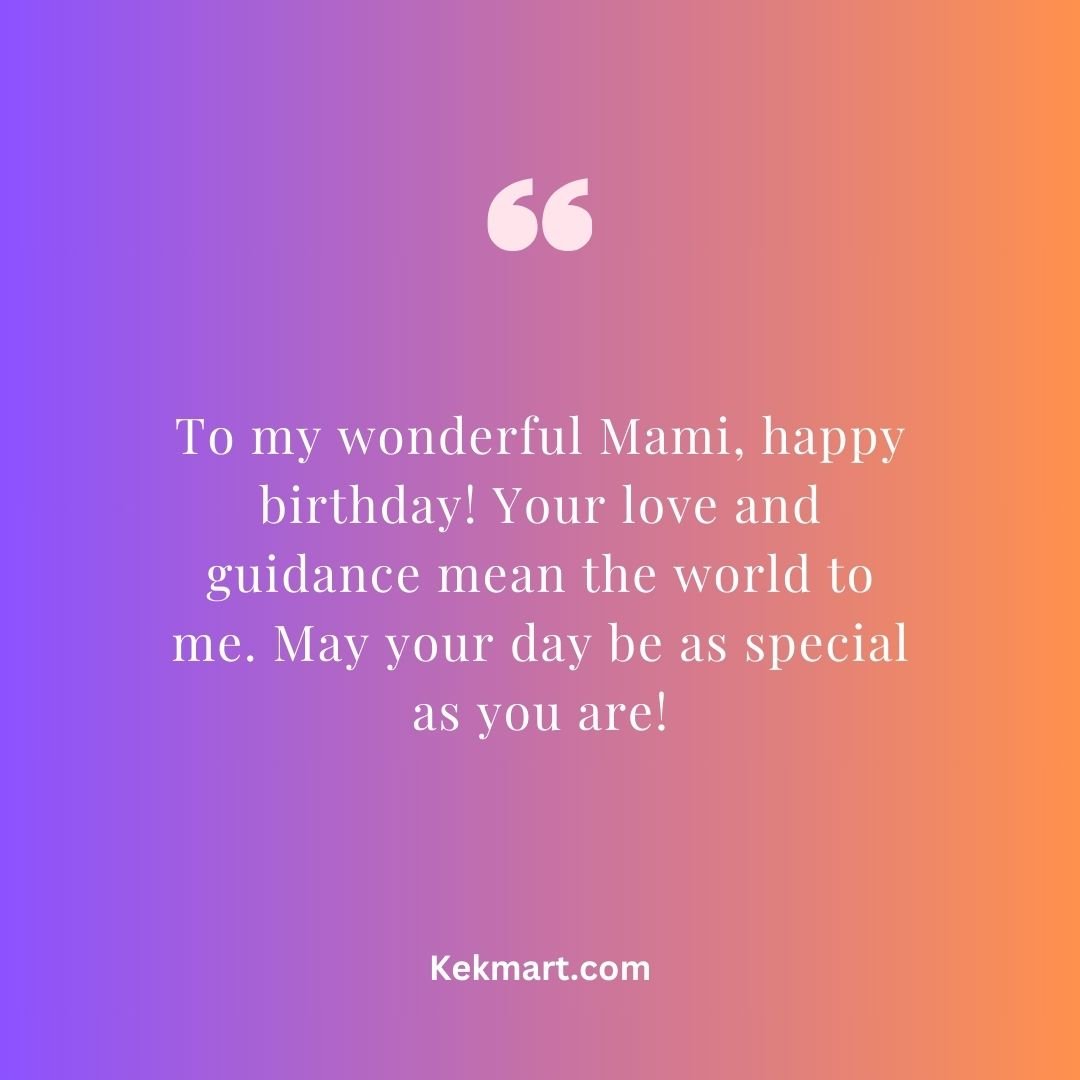 Happy Birthday Wishes For Mami Ji | Birthday Wishes For Mami - Kekmart